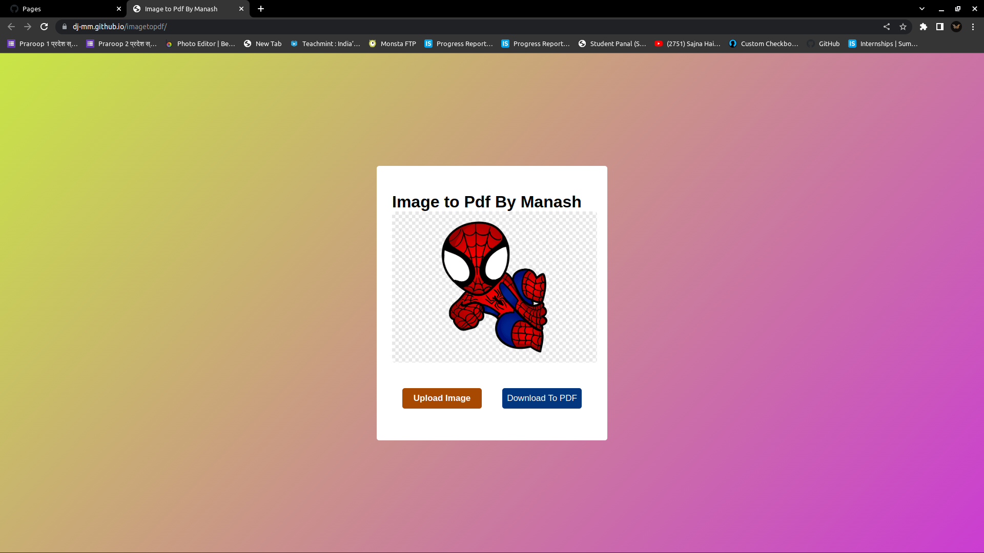 Portfolio Website/Manash Mishra